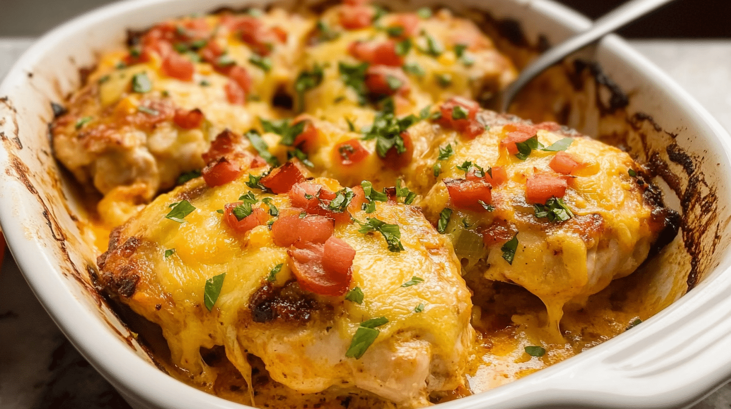 Easy Monterey Chicken Bake - A 30-Minute Family Dinner - RecipesEmily