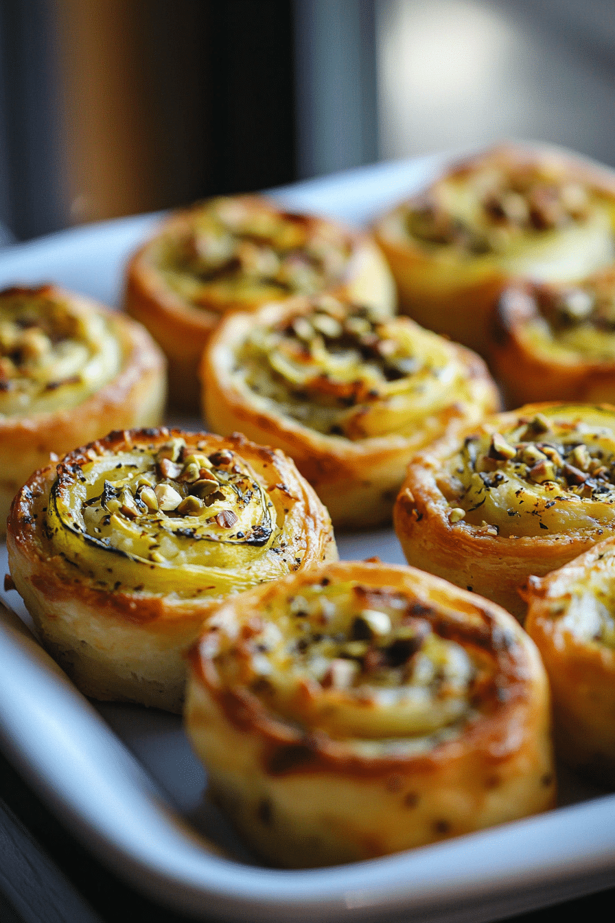 Zucchini & Pistachio Goat Cheese Rolls | Easy Recipe