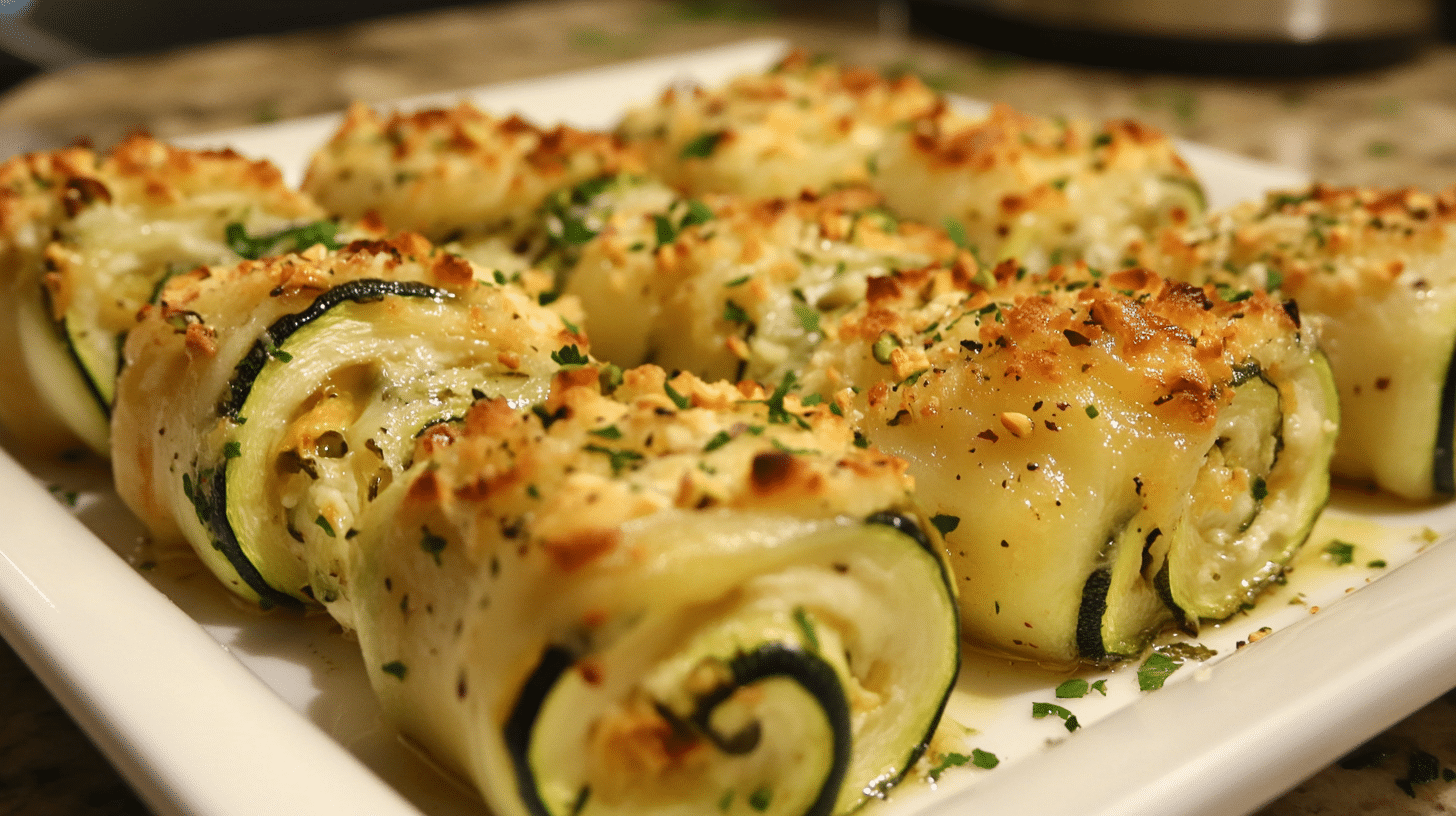 Zucchini & Pistachio Goat Cheese Rolls | Easy Recipe - RecipesEmily